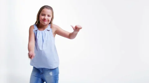 Girl Dancing Slow Motion Stock Video Footage | Royalty Free Girl ...