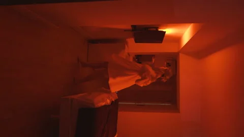 A young girl in dress dancing in a hotel... | Stock Video | Pond5