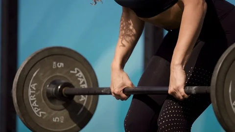 Girl Lifting Weights Stock Footage ~ Royalty Free Stock Videos | Page 2