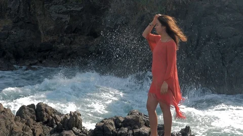 Red Hit Girl Stock Videos – Royalty-Free HD & 4K Videos | Pond5