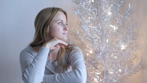 Young girl in a state of sadness and lon... | Stock Video | Pond5