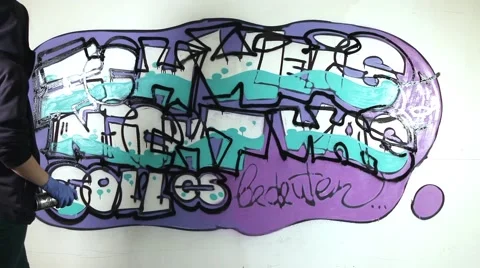 Rebellion Graffiti Tag Stock Videos – Royalty-Free HD & 4K Videos