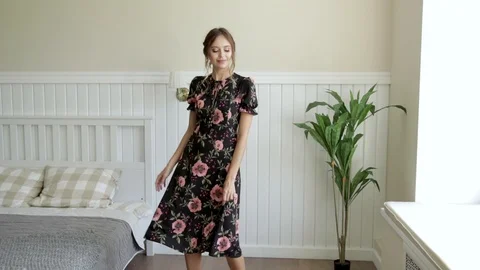 Girl Walking To Bed Stock Video Footage | Royalty Free Girl Walking To ...