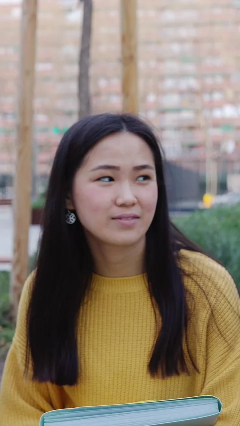 Young group of asian gen z student frien... | Stock Video | Pond5