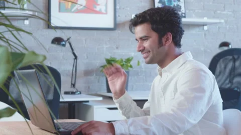 Indian Man Facetime Stock Footage ~ Royalty Free Stock Videos | Pond5