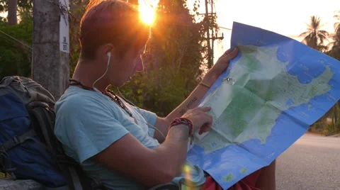 Sunset Road Map Stock Videos – Royalty-Free HD & 4K Videos