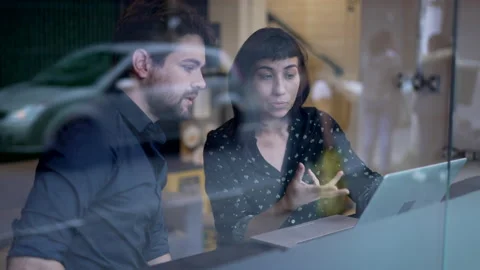 Young hispanic business woman explaining... | Stock Video | Pond5