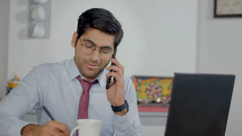 Work From Home Indian Stock Video Footage | Royalty Free Work From Home ...