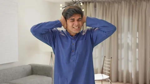 Young Indian man shouting and screaming | Stock Video | Pond5