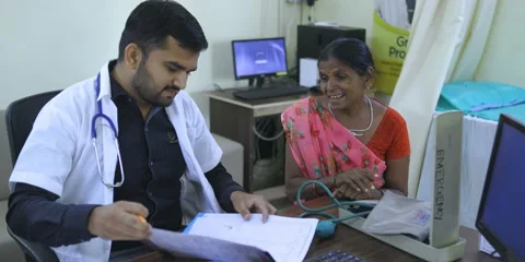 Young Indian Woman hospital ward waiting... | Stock Video | Pond5