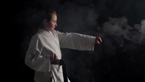 Tough Karate Girl Stock Videos – Royalty-Free HD & 4K Videos | Pond5