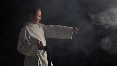 Tough Karate Girl Stock Videos – Royalty-Free HD & 4K Videos | Pond5