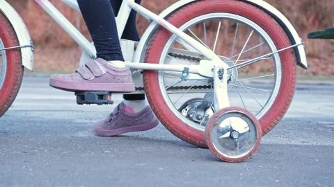 Girls Bike Stabilisers Stock Videos – Royalty-Free HD & 4K Videos | Pond5