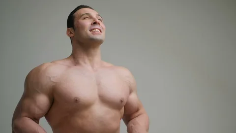 Bodybuilder Isolated Stock Videos – Royalty-Free HD & 4K Videos