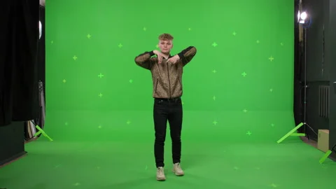 Man Dancing Green Screen Stock Video Footage | Royalty Free Man Dancing ...