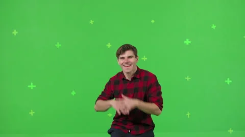Man Dancing Green Screen Stock Video Footage | Royalty Free Man Dancing ...