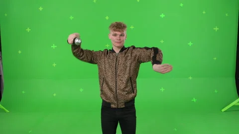 Man Dancing Green Screen Stock Video Footage | Royalty Free Man Dancing ...