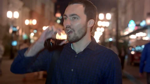 Drinking Coke Stock Footage ~ Royalty Free Stock Videos | Pond5