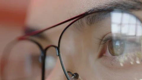 young man eyes looking out window pensiv... | Stock Video | Pond5