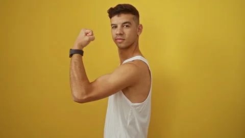 Flexing Arm Muscles Stock Footage ~ Royalty Free Stock Videos | Pond5