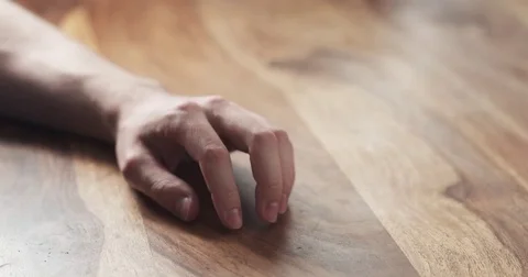 Young man hand waiting tapping fingers s... | Stock Video | Pond5