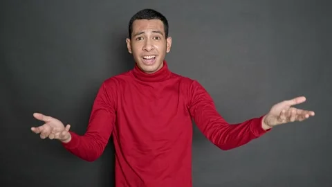 Young man lashing out continuously on a ... | Stock Video | Pond5