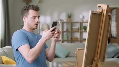 A young man running in his modern home s... | Stock Video | Pond5