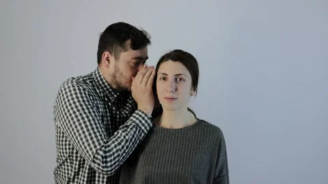 Woman Whisper In The Mans Ear Stock Videos – Royalty-Free HD & 4K ...