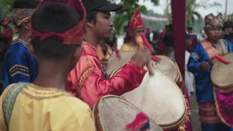 Young Men with Costumes Gendang Minang D... | Stock Video | Pond5