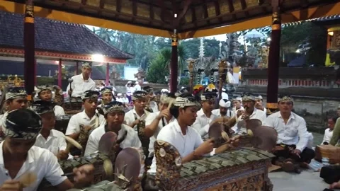 Young Musicians Play Gamelan Music at Hi... | Stock Video | Pond5