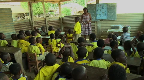 YOUNG PAKRO STUDENTS DO TRADITIONAL CLAP... | Stock Video | Pond5