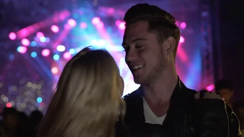 Young people hooking up in night club, c... | Stock Video | Pond5