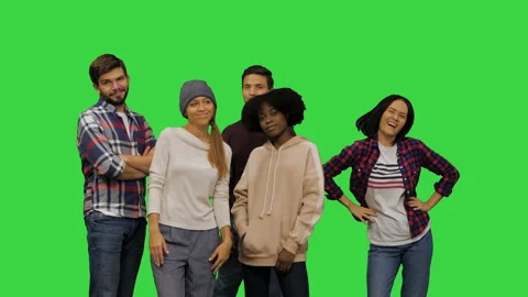 Young people showing off, posing for a p... | Stock Video | Pond5