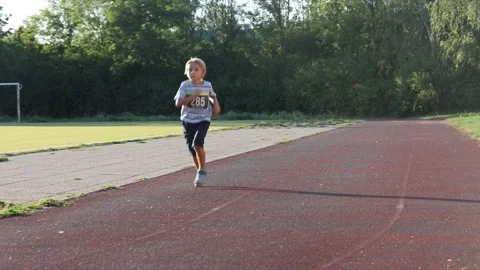 Young preschool children, running on tra... | Stock Video | Pond5