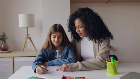 Girl Doing Homework Stock Videos – Royalty-Free HD & 4K Videos