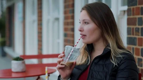 Young twenty year old woman - close up s... | Stock Video | Pond5