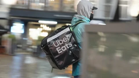 Deliver Uber Eats Stock Videos – Royalty-Free HD & 4K Videos
