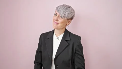 Young woman business worker saying yes w... | Stock Video | Pond5