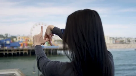 Young Woman Makes An LA Hand Symbol, Her... | Stock Video | Pond5