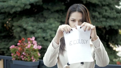 Woman Ripping Paper Stock Videos – Royalty-Free HD & 4K Videos | Pond5