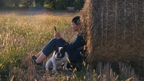 Farm Girl Scroller Stock Footage ~ Royalty Free Stock Videos | Pond5