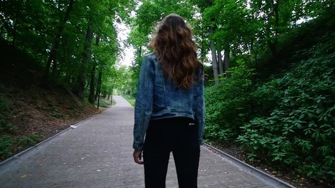 Young woman with a slender figure, beaut... | Stock Video | Pond5
