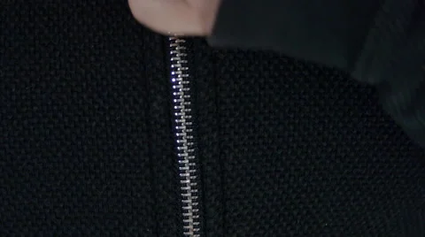 Young Woman Unzipping Her Blouse, Hand D... | Stock Video | Pond5