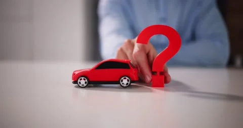 Your Car Covered Insurance Question Mark | Stock Video | Pond5