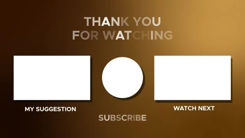 Youtube End Screen design, Youtube Video... | Stock Video | Pond5