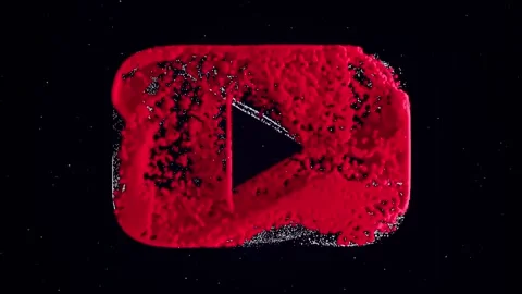 Youtube Liquid Particles Logo ~ After Effects #214408338