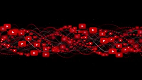 YOUTUBE Logo Animation, Rendering, Backg... | Stock Video | Pond5