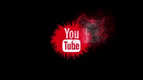 Youtube logo particles animation | Stock Video | Pond5