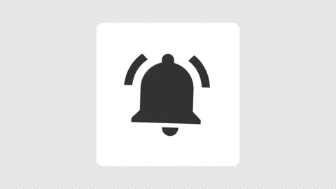 Youtube subscribe bell icon notification... | Stock Video | Pond5