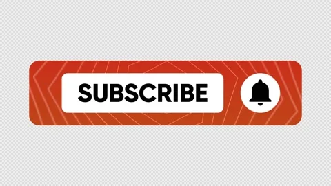 YouTube Subscribe Button alpha channel t... | Stock Video | Pond5